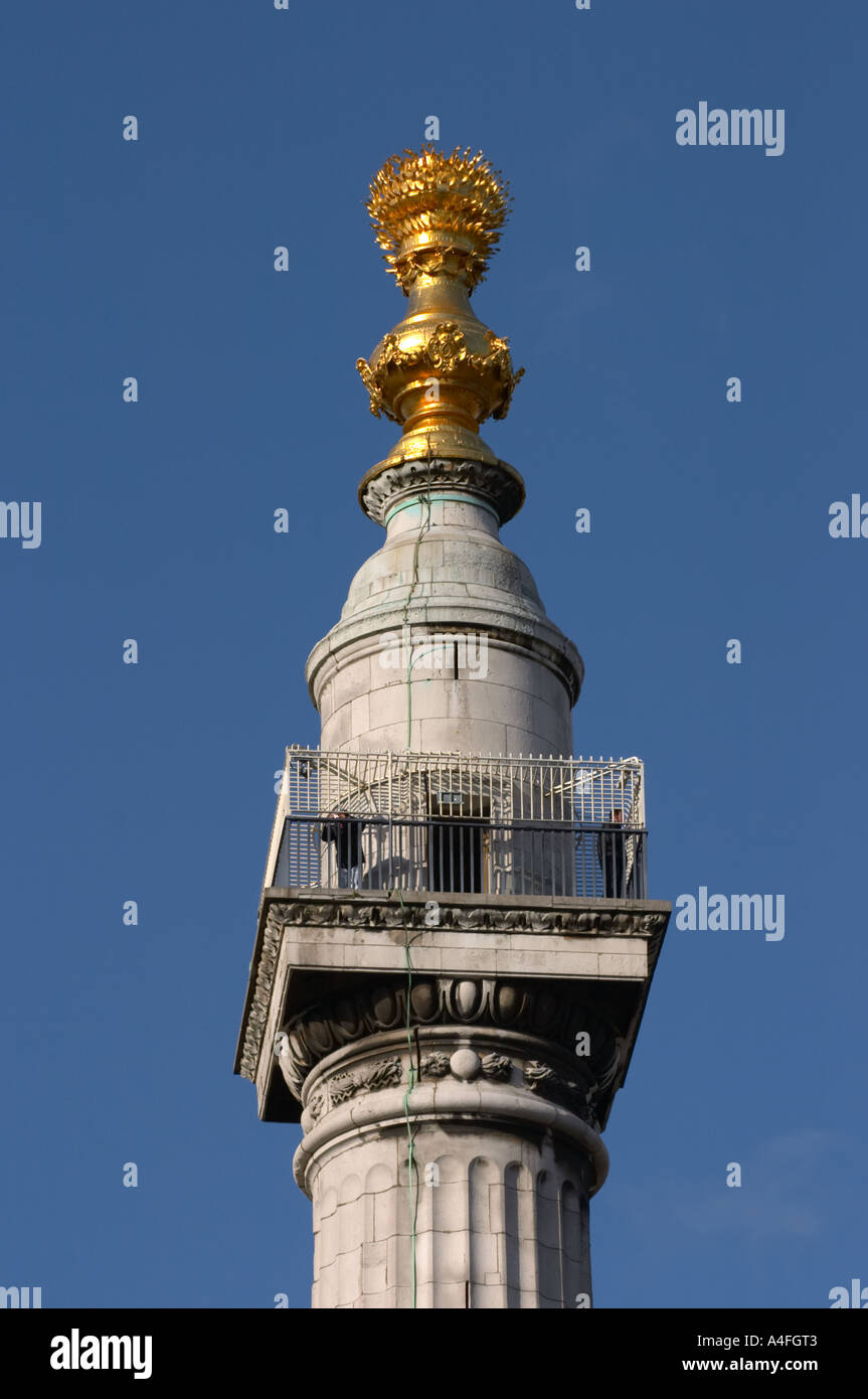 Monument London England Stock Photo - Alamy