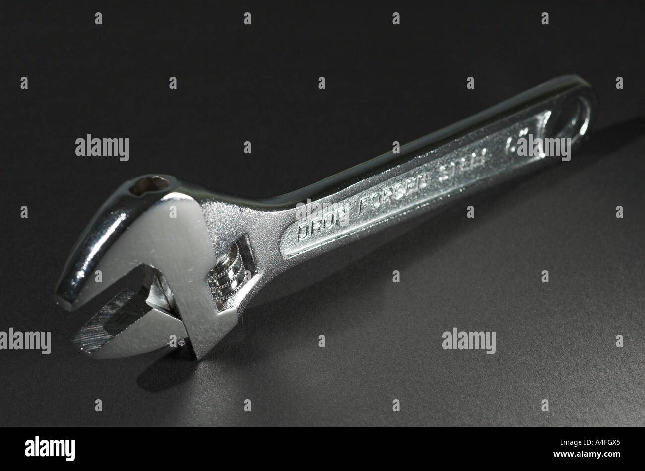 6 inch Adjustable Wrench Stock Photo - Alamy