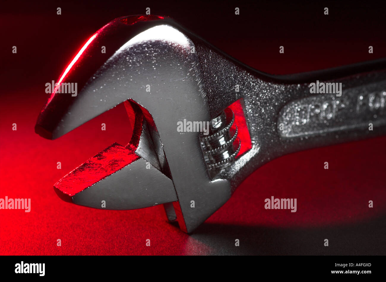 6 inch Adjustable Wrench Stock Photo - Alamy