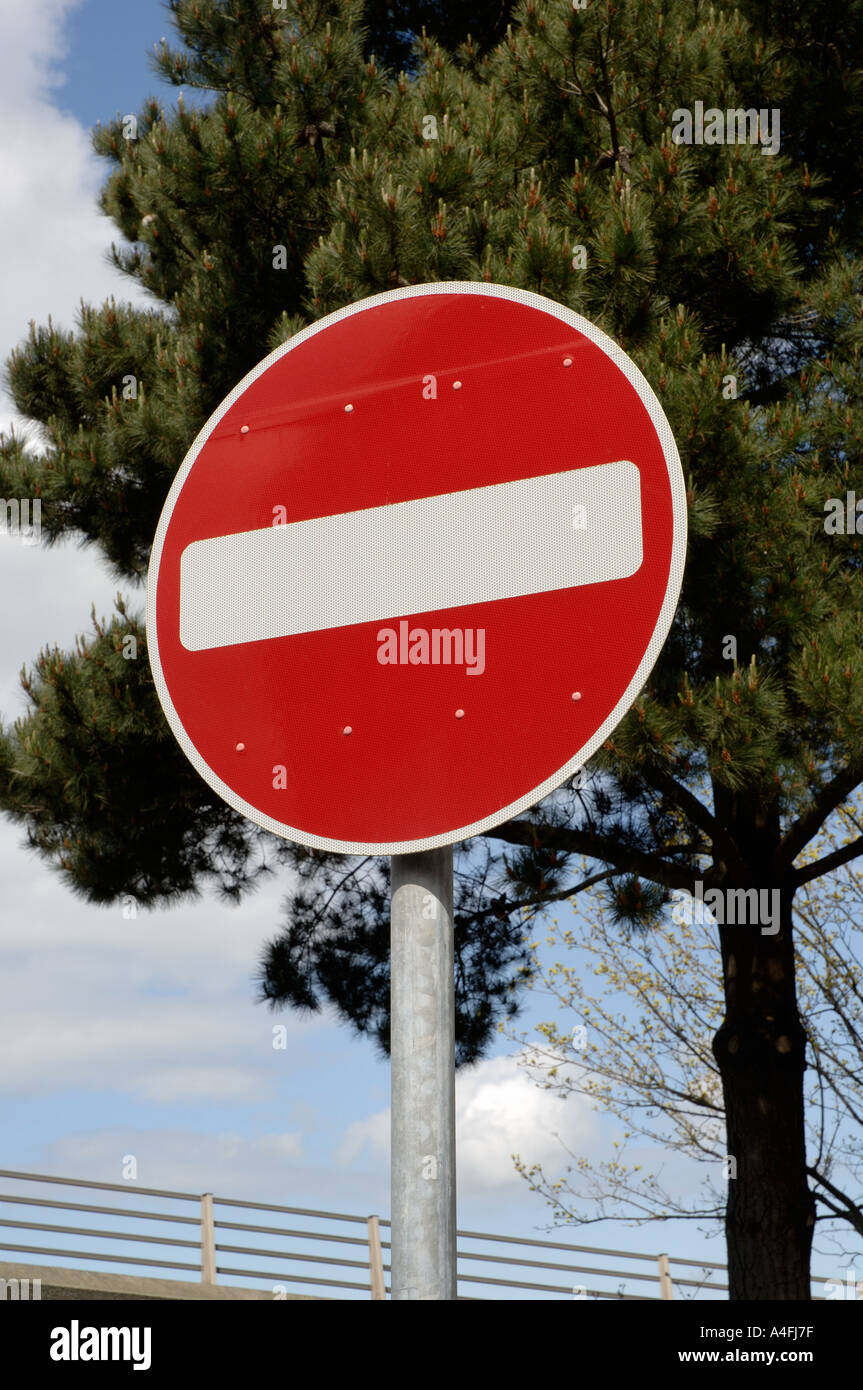 No entry for vehicular traffic road sign hi-res stock photography and ...
