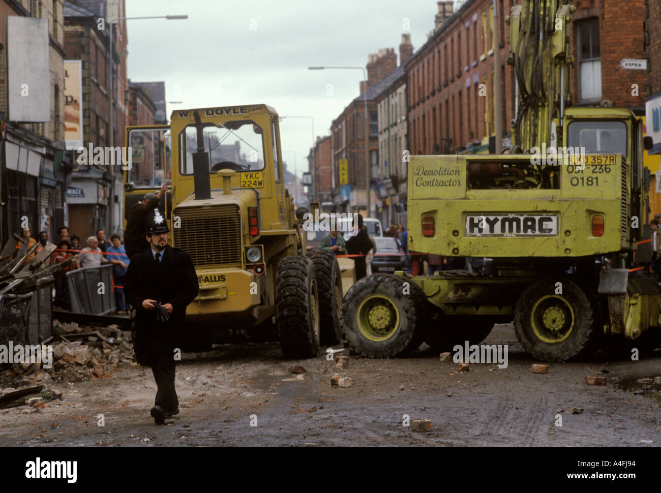Toxteth Riots Liverpool 8 Lancashire England 1981 1980s UK HOMER SYKES ...