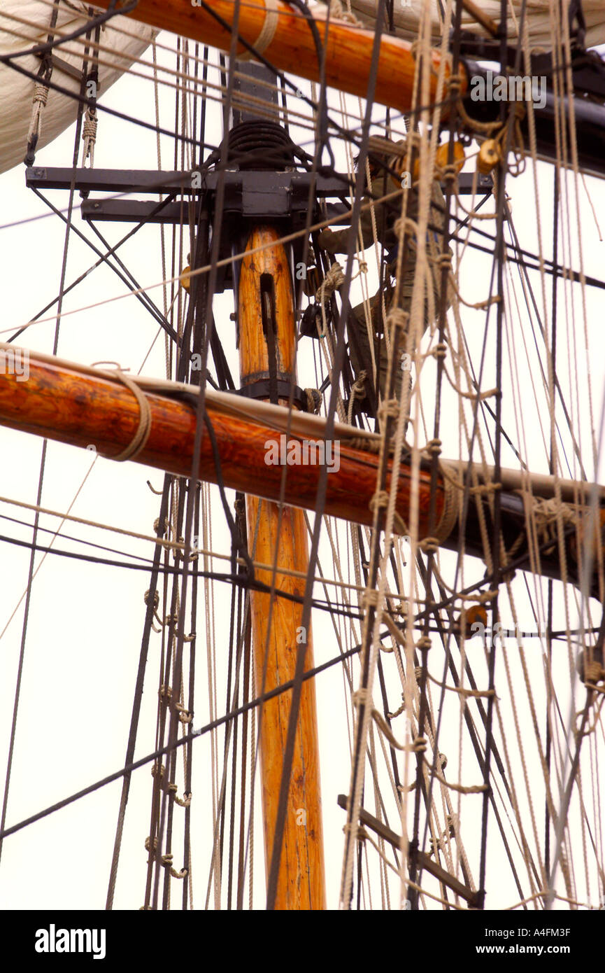 Rigging background texture Stock Photo - Alamy