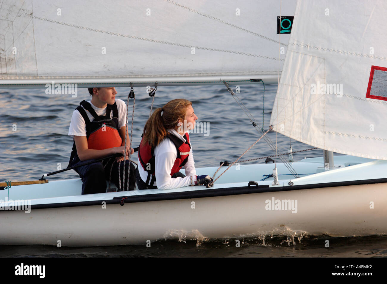 Teen sailing hi-res stock photography and images - Alamy