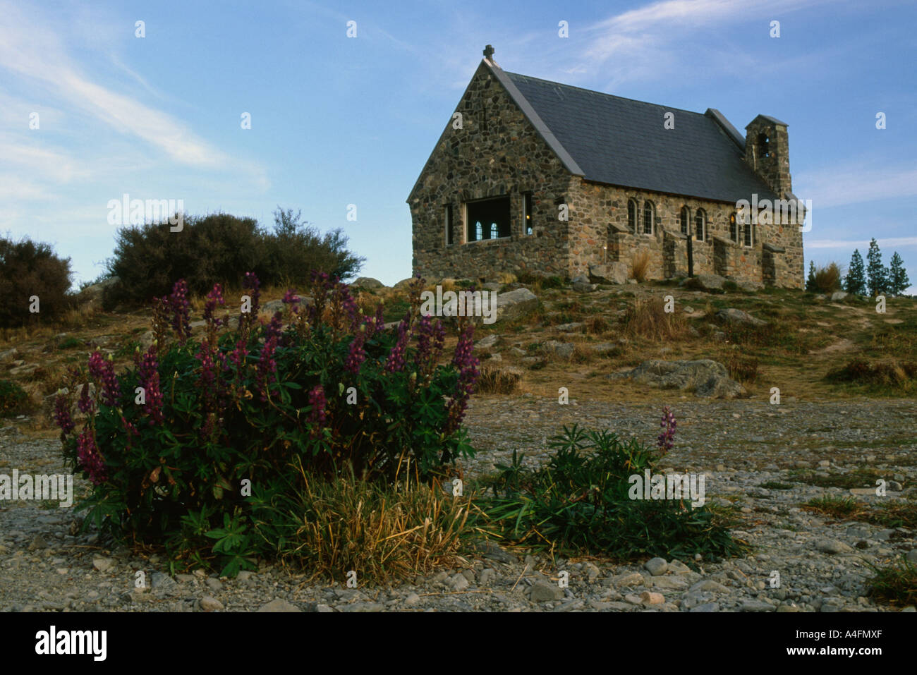 Church good shepherd dusk hi-res stock photography and images - Alamy