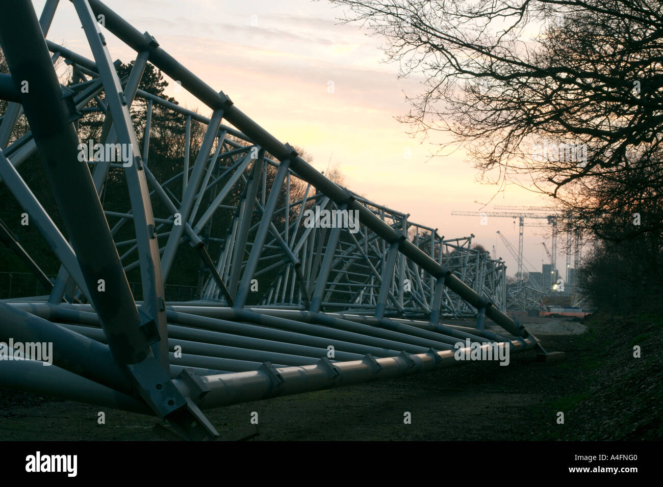 Race Course Grandstand Construction, Ascot Stock Photo - Alamy
