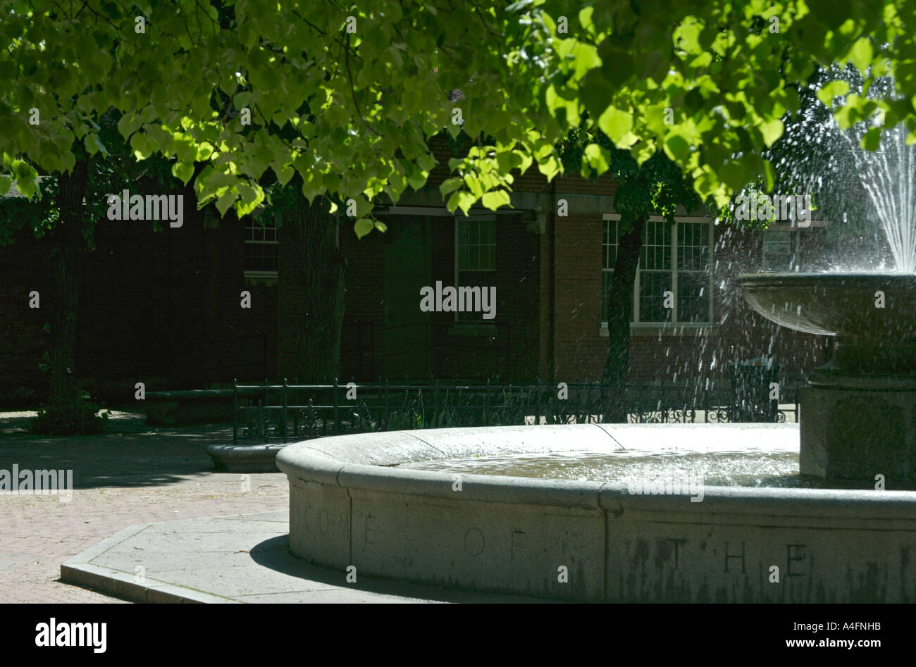 Boston fountain park hi-res stock photography and images - Alamy