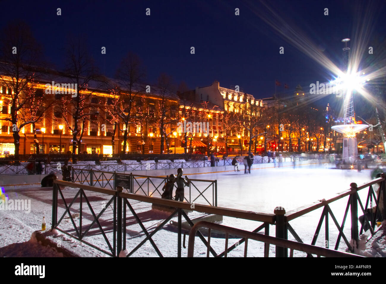 Oslo snow ice skating hi-res stock photography and images - Alamy