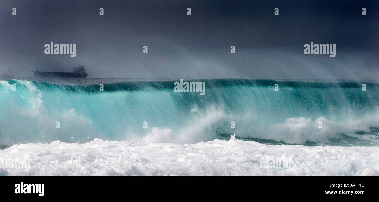 storm in newcastle australia Stock Photo - Alamy