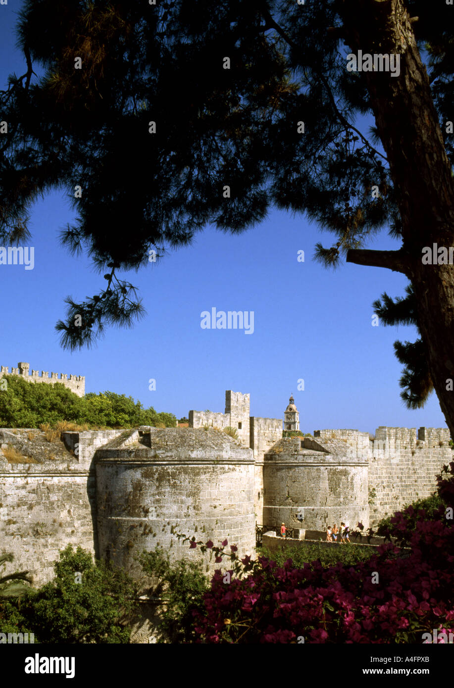 Amboise Gate Rhodes Greece Stock Photo - Alamy