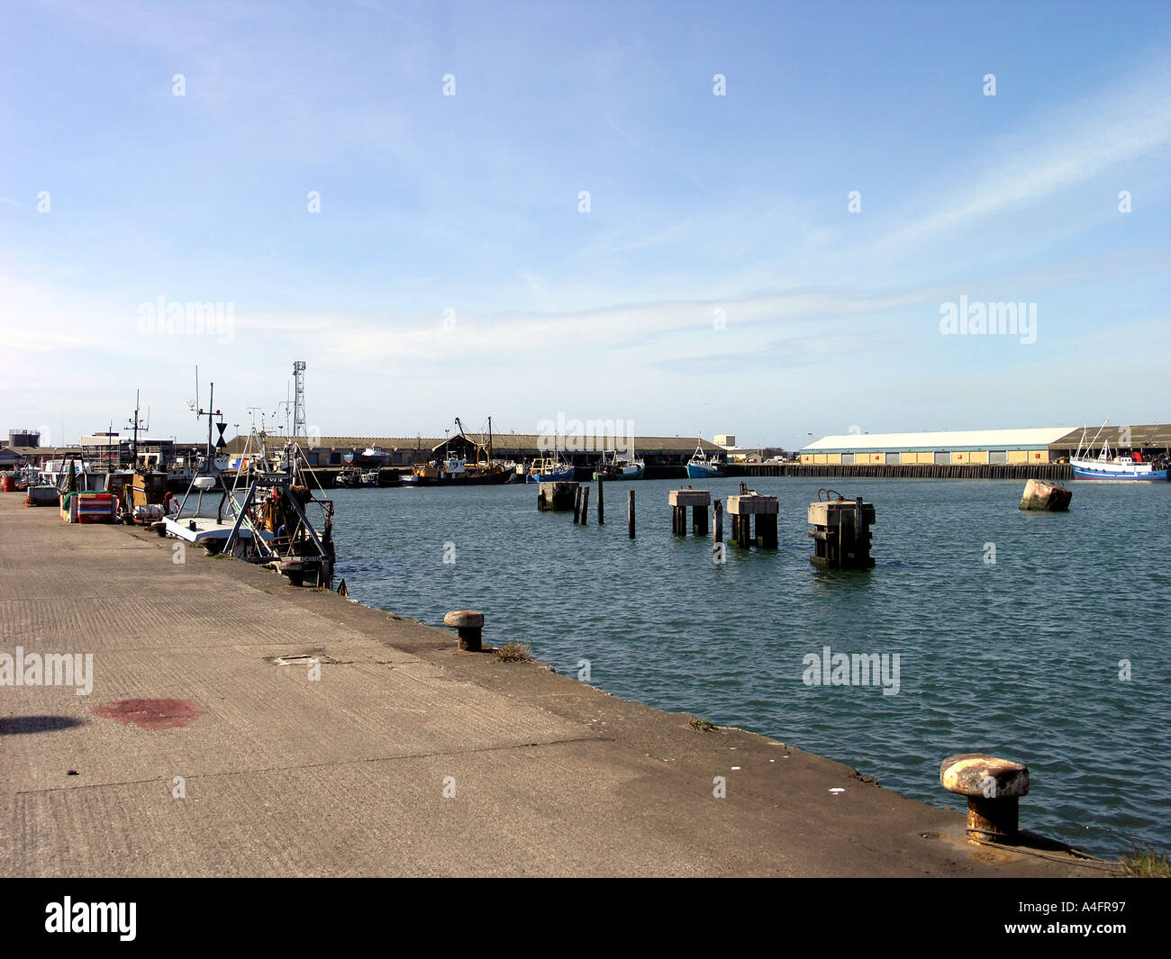 "Fish Dock" at Fleetwood Lancashire Stock Photo - Alamy