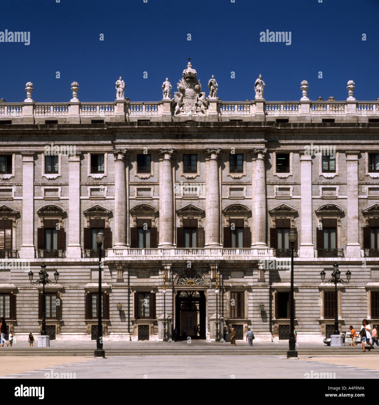 Palacio Real Madrid Spain Stock Photo - Alamy
