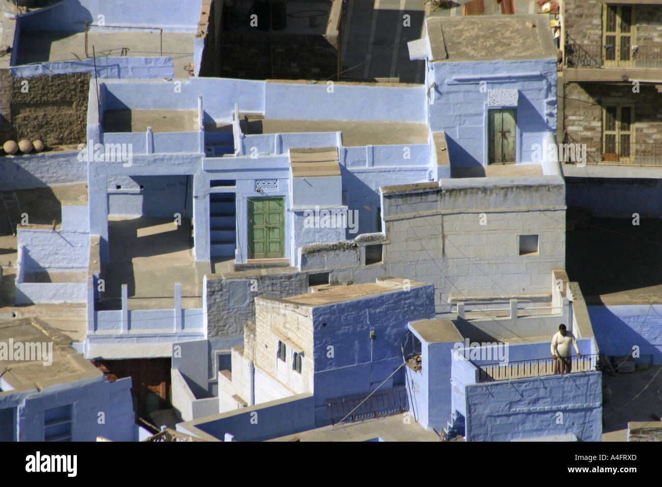 Blue houses Jodhpur Rajasthan India Stock Photo - Alamy