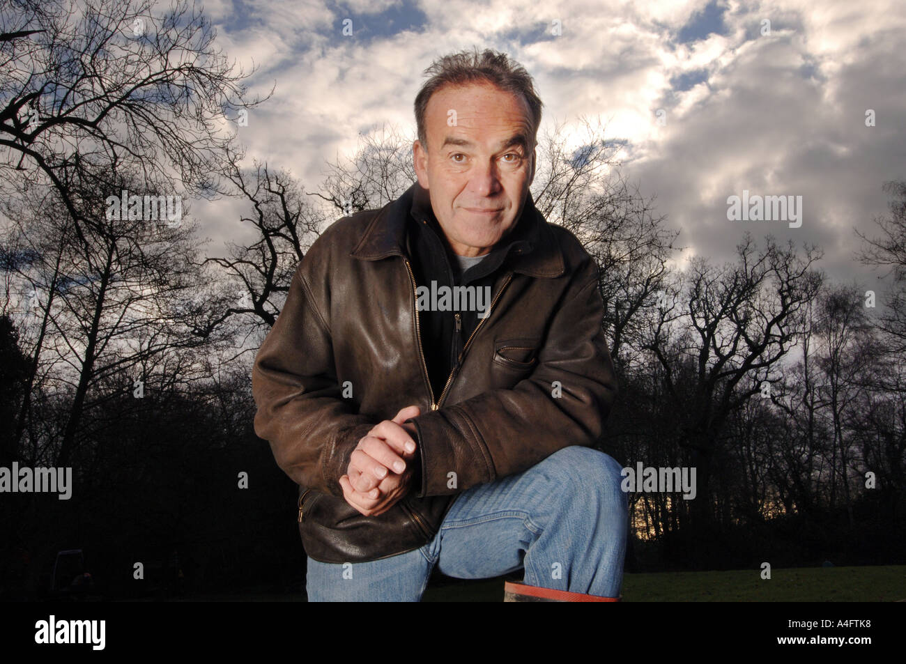 Documetary film director Nick Broomfield at his Lindfield Sussex home ...