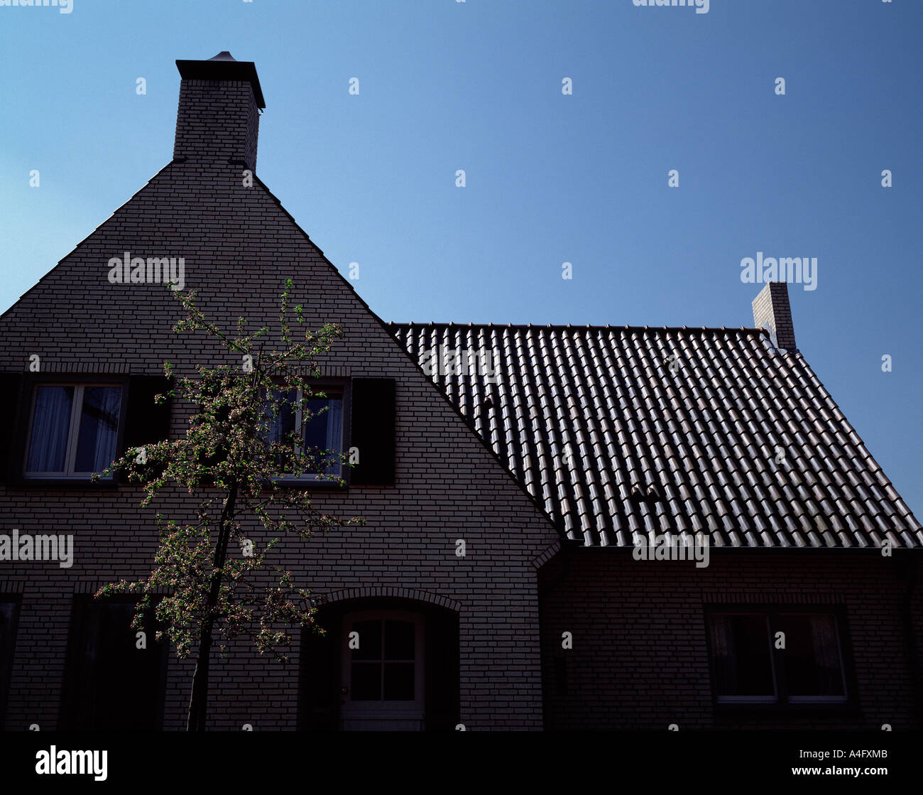 Newly build family home, Oisterwijk, The Netherlands Stock Photo - Alamy