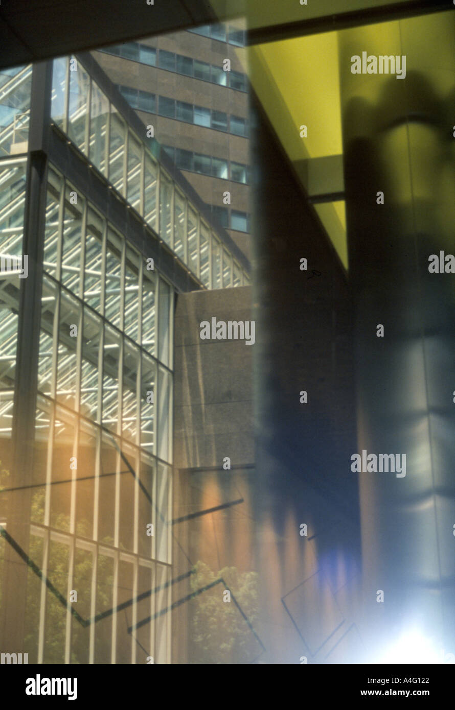 building abstract new york city new york usa Stock Photo - Alamy