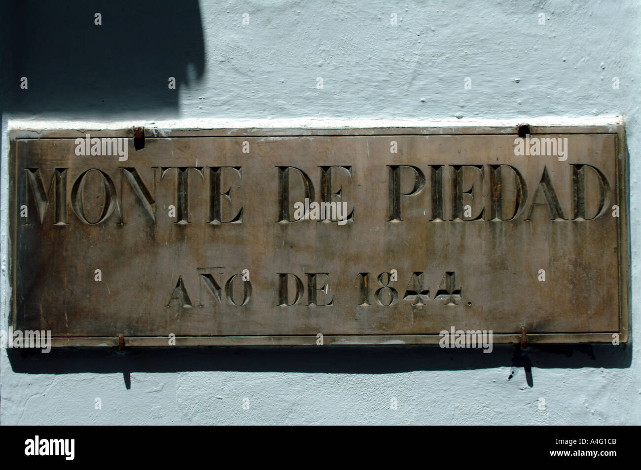 monte de piedad Stock Photo - Alamy