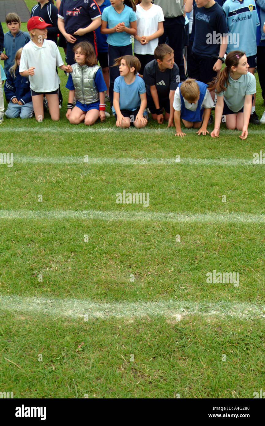 School sportsday hi-res stock photography and images - Alamy