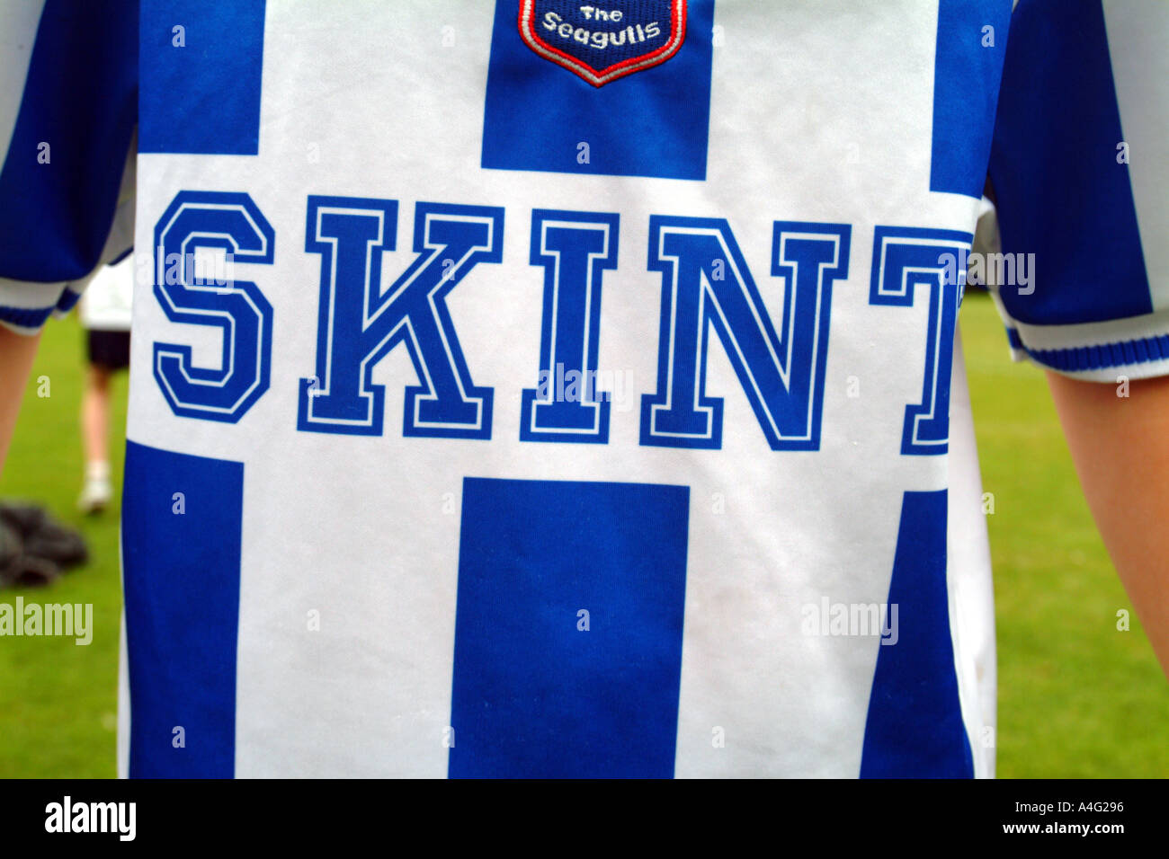 skint football shirt credit crunch recession debt Stock Photo - Alamy