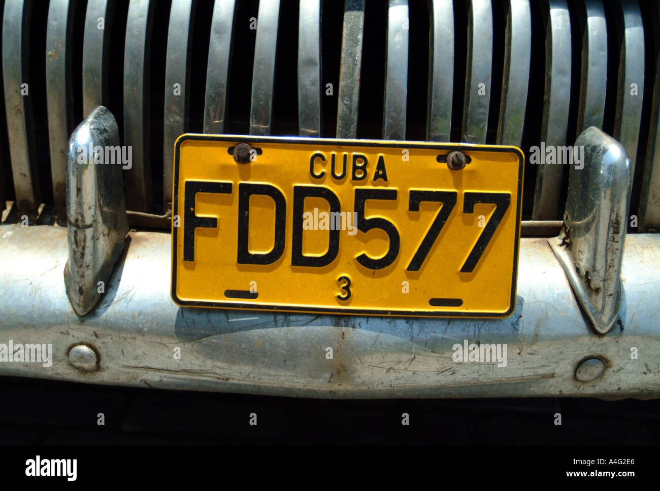 car number registration plate yellow Stock Photo - Alamy