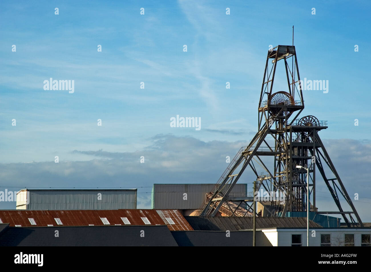 Mine headgear hi-res stock photography and images - Alamy