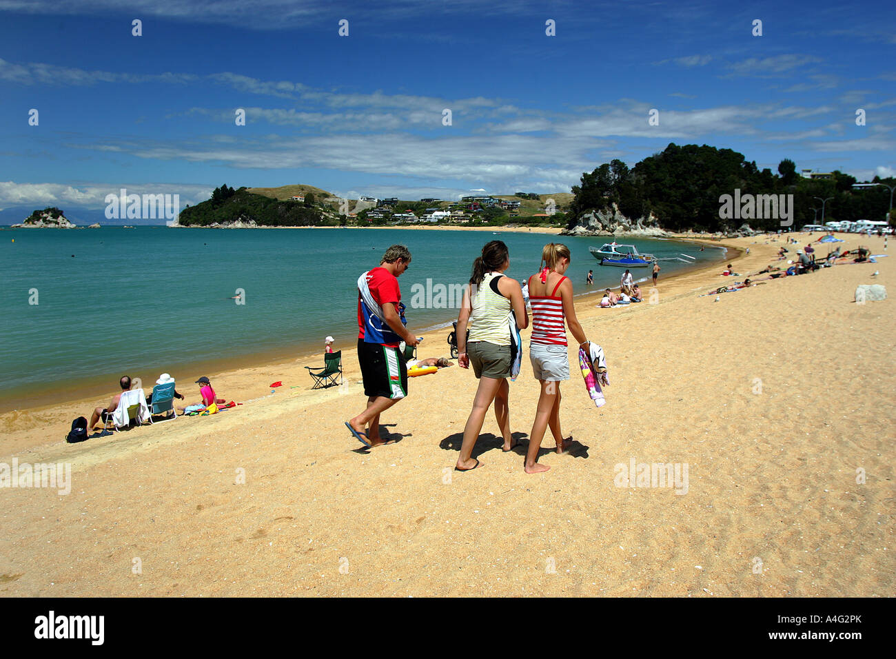 Kaiteriteri near Abel Tasman National Park New Zealand Stock Photo - Alamy