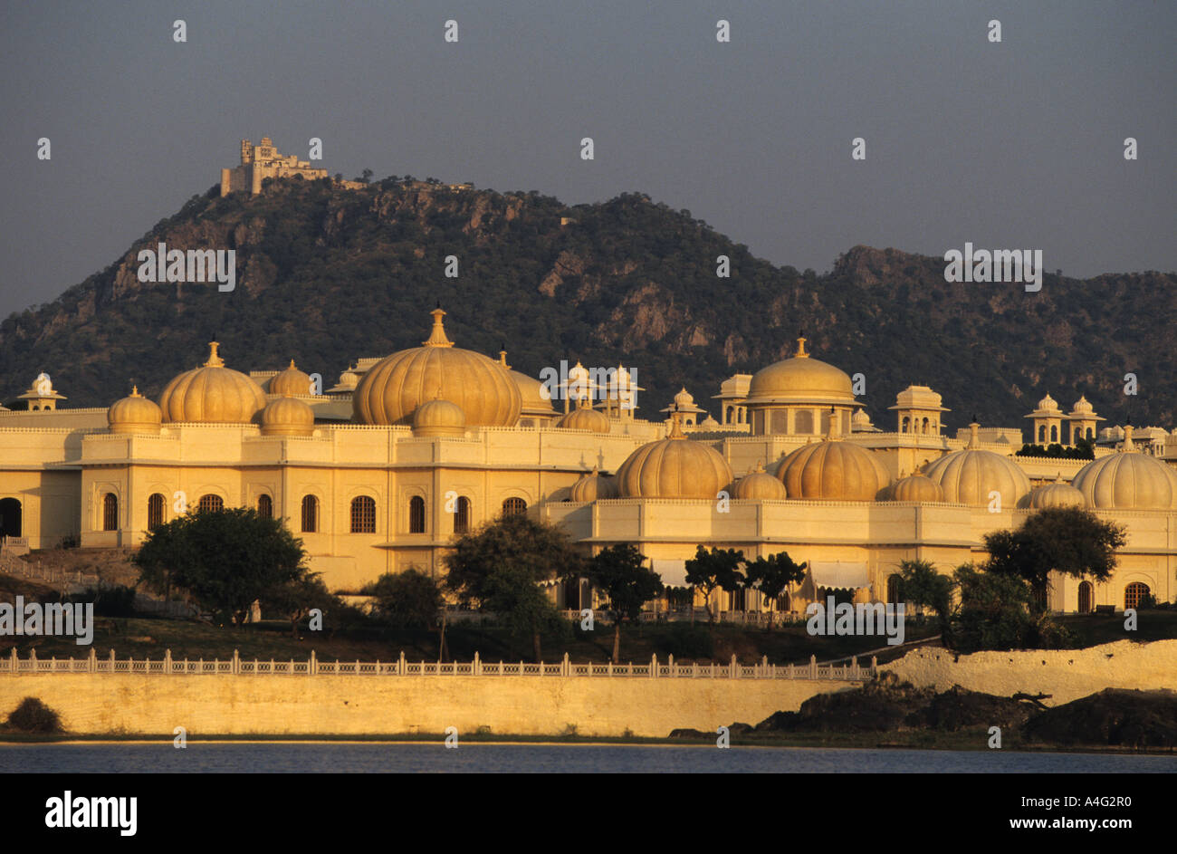 IND India Udaipur Luxury Hotel resort of the Oberoi group Udaivilas at ...