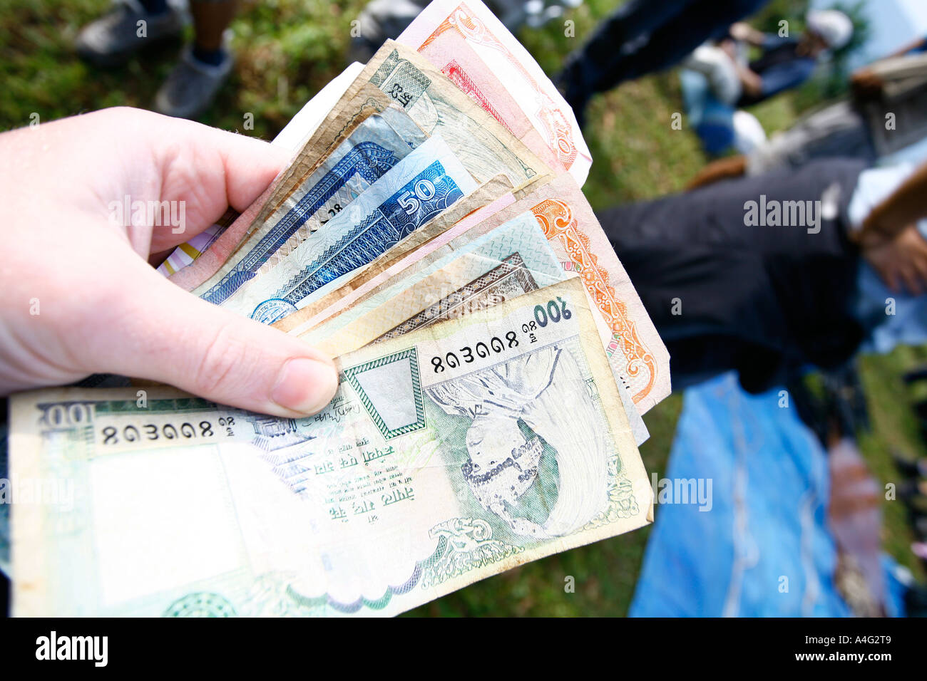 Rupees nepal money currency hi-res stock photography and images - Alamy