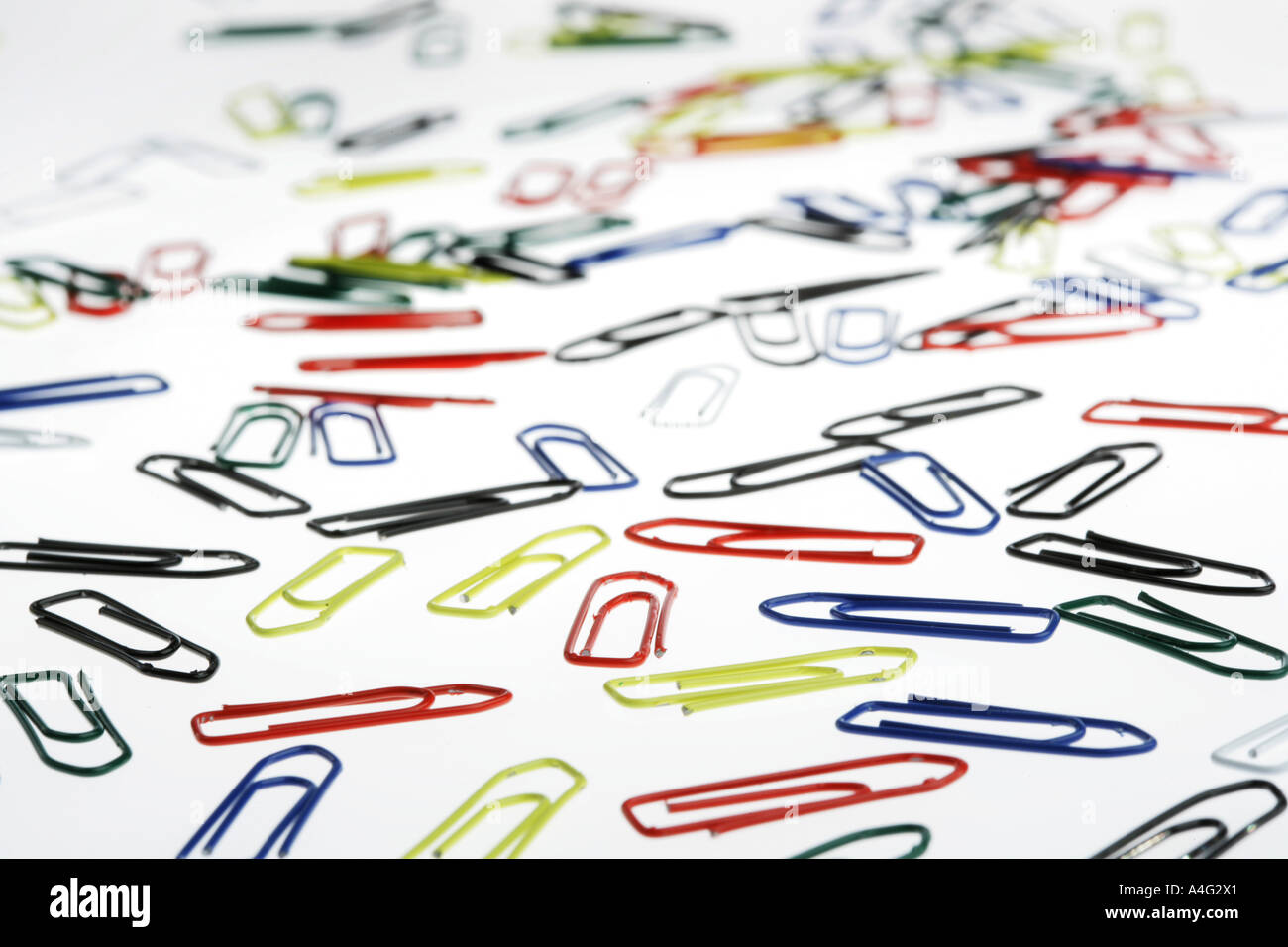 DEU Germany Colored paper clips Stock Photo - Alamy