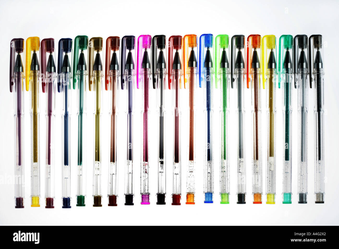 Coloured ballpoint pens hi-res stock photography and images - Alamy