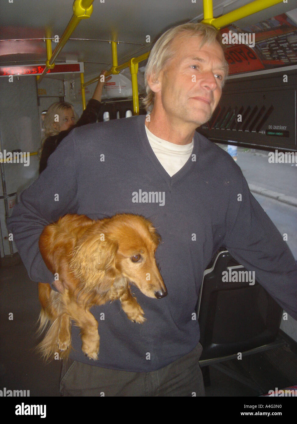 Man carrying dog hi-res stock photography and images - Alamy