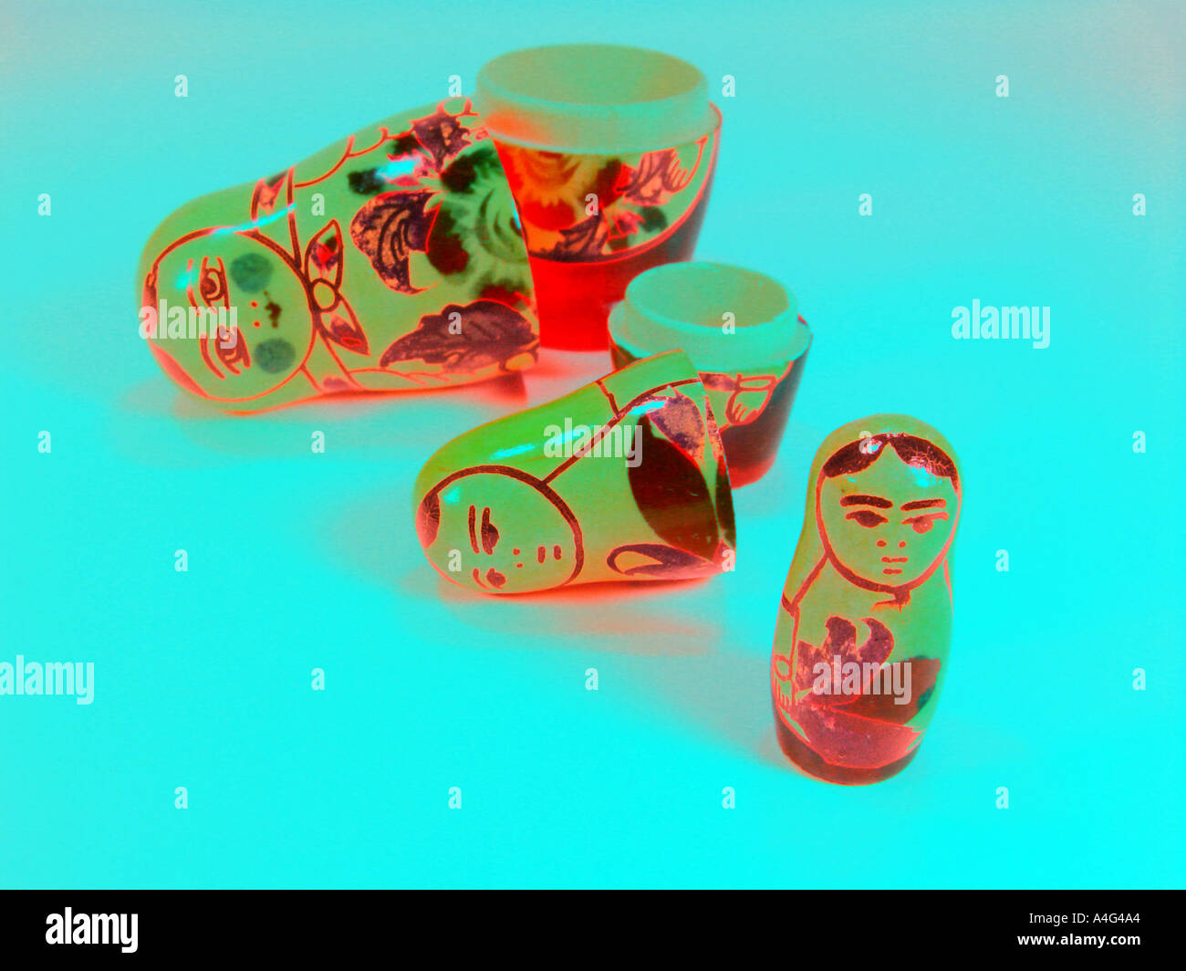 Babuschka traditional Russian wood doll Symbol for hierarchy enterprise ...