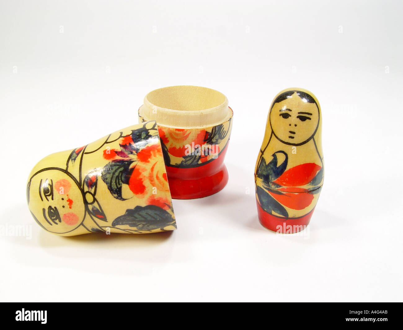 Babuschka traditional Russian wood doll Symbol for hierarchy enterprise ...