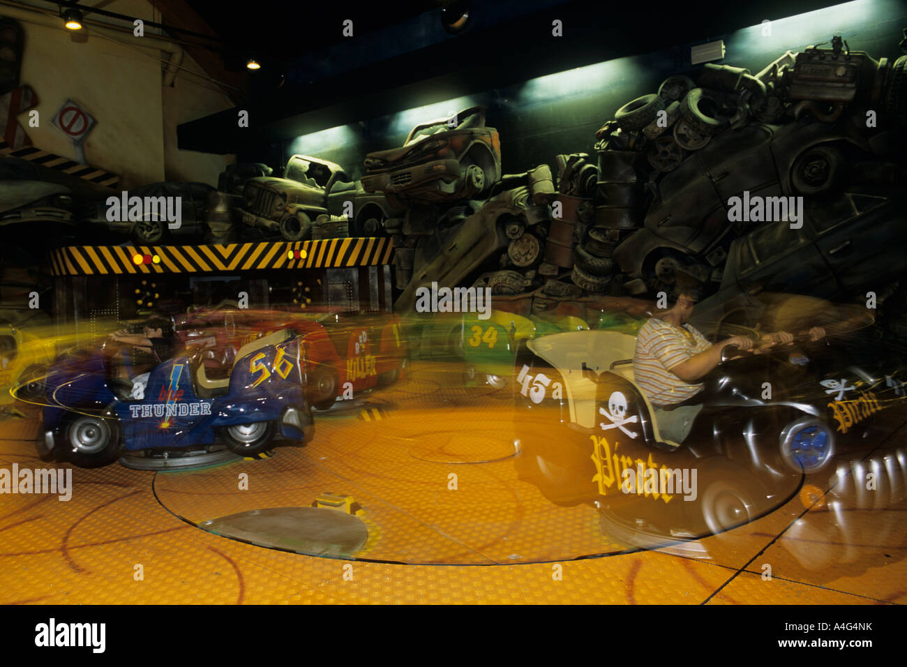 Indoor Amusement Park Stock Photo - Alamy