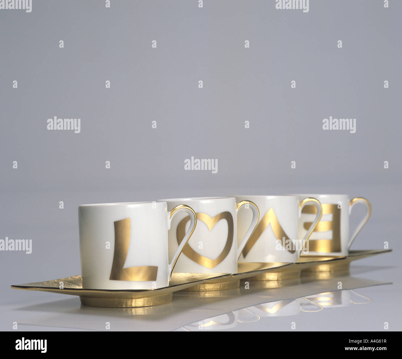 Porcelain Love Set Stock Photo - Alamy