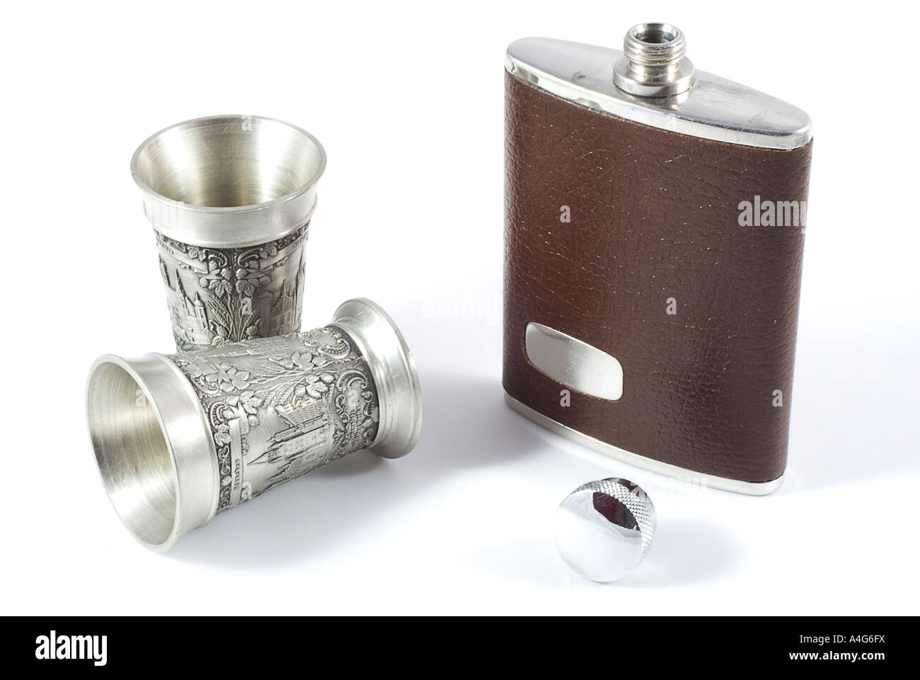 Pewter bottle Cut Out Stock Images & Pictures - Alamy