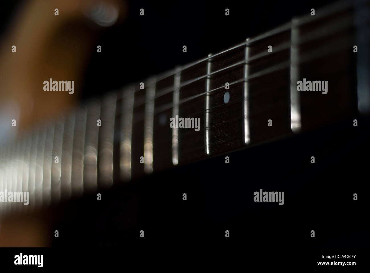 low key Guitar with shallow dof Stock Photo - Alamy
