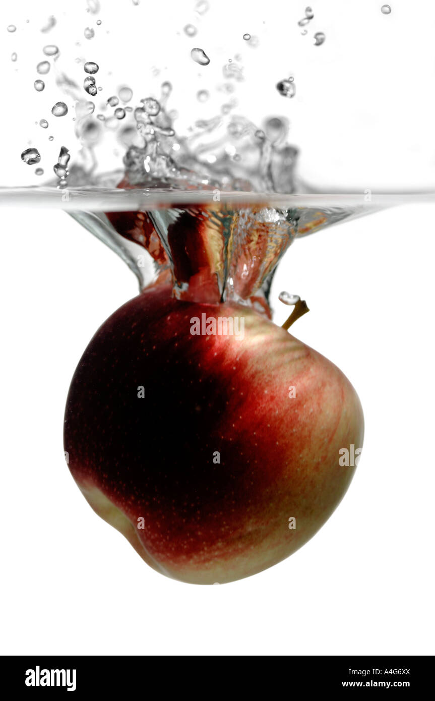 Apple falling hi-res stock photography and images - Alamy
