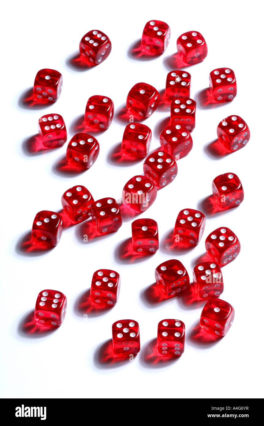 Plastic dice Cut Out Stock Images & Pictures - Alamy