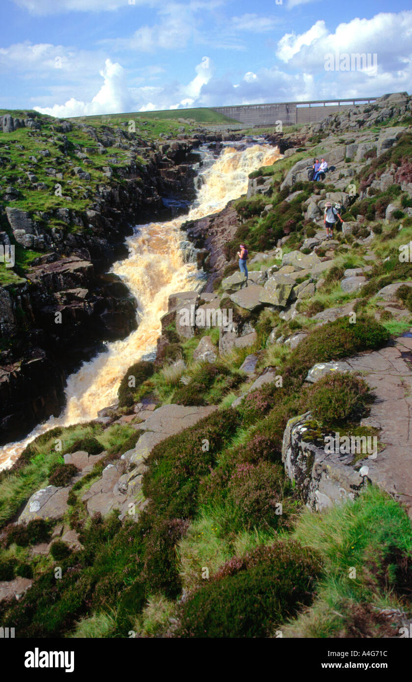 Cauldron Snout waterfall, northern Pennines, England Stock Photo - Alamy