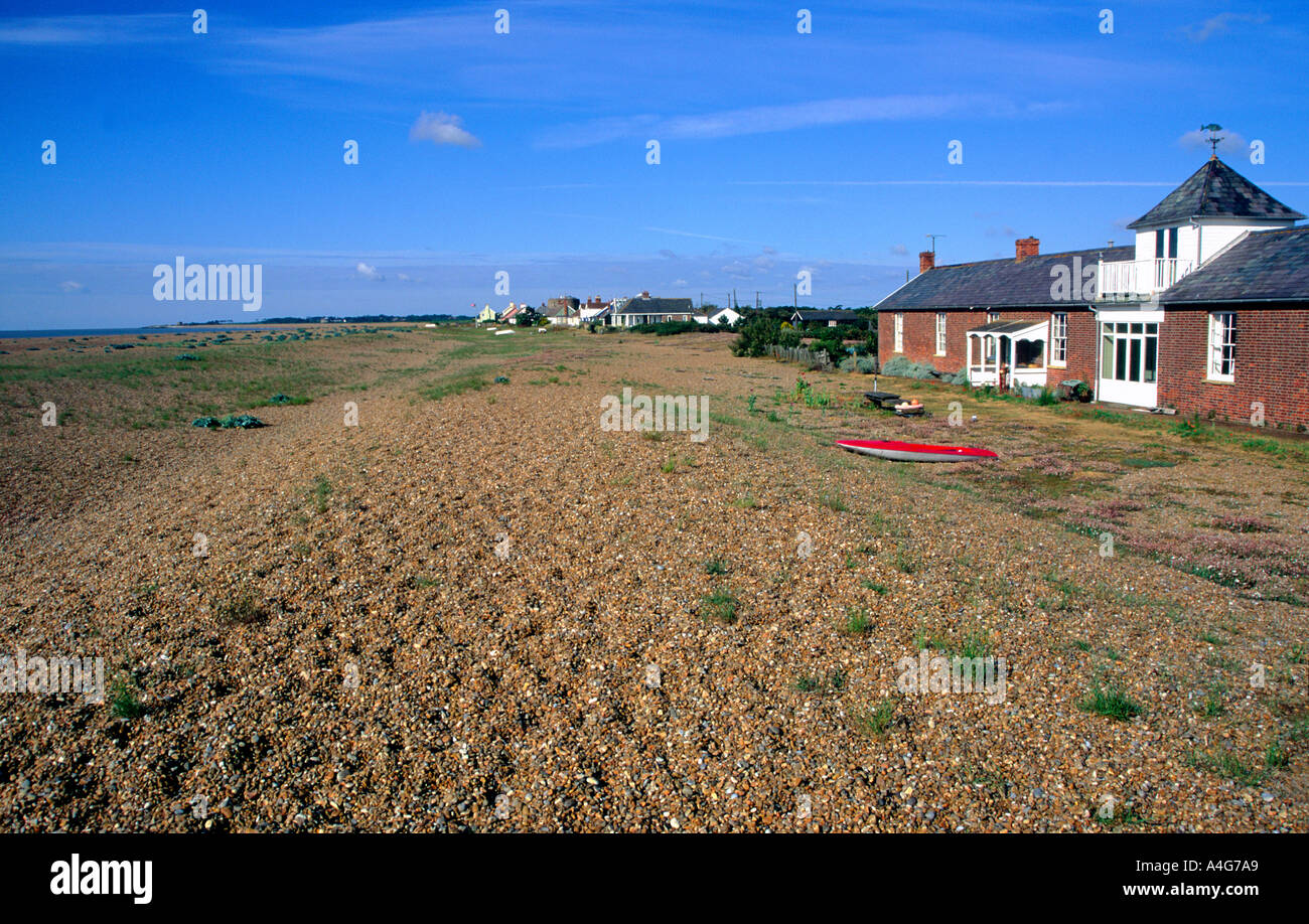 Shingle street Hollesley Bay Suffolk England Stock Photo - Alamy