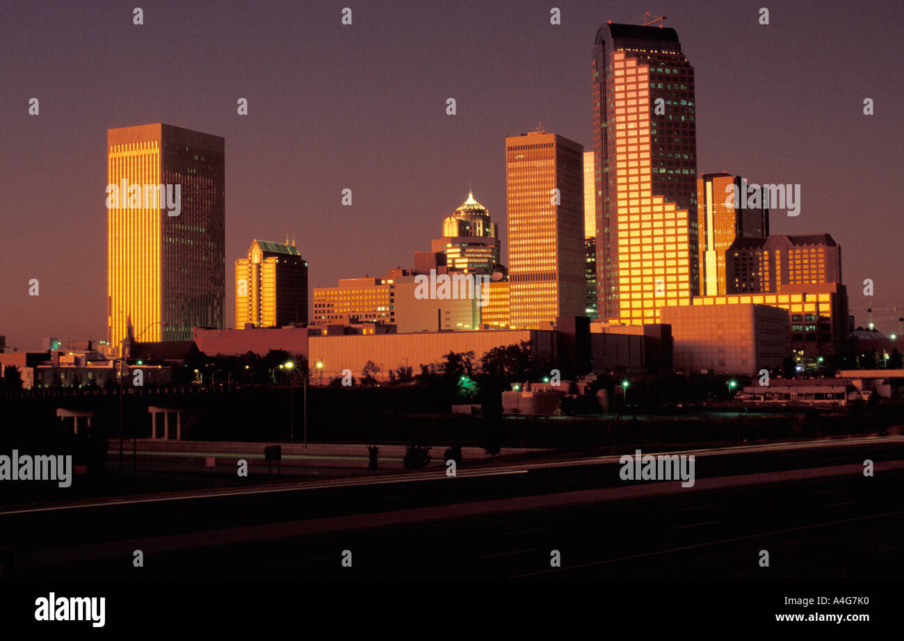 Dusky City Skyline Stock Photo - Alamy