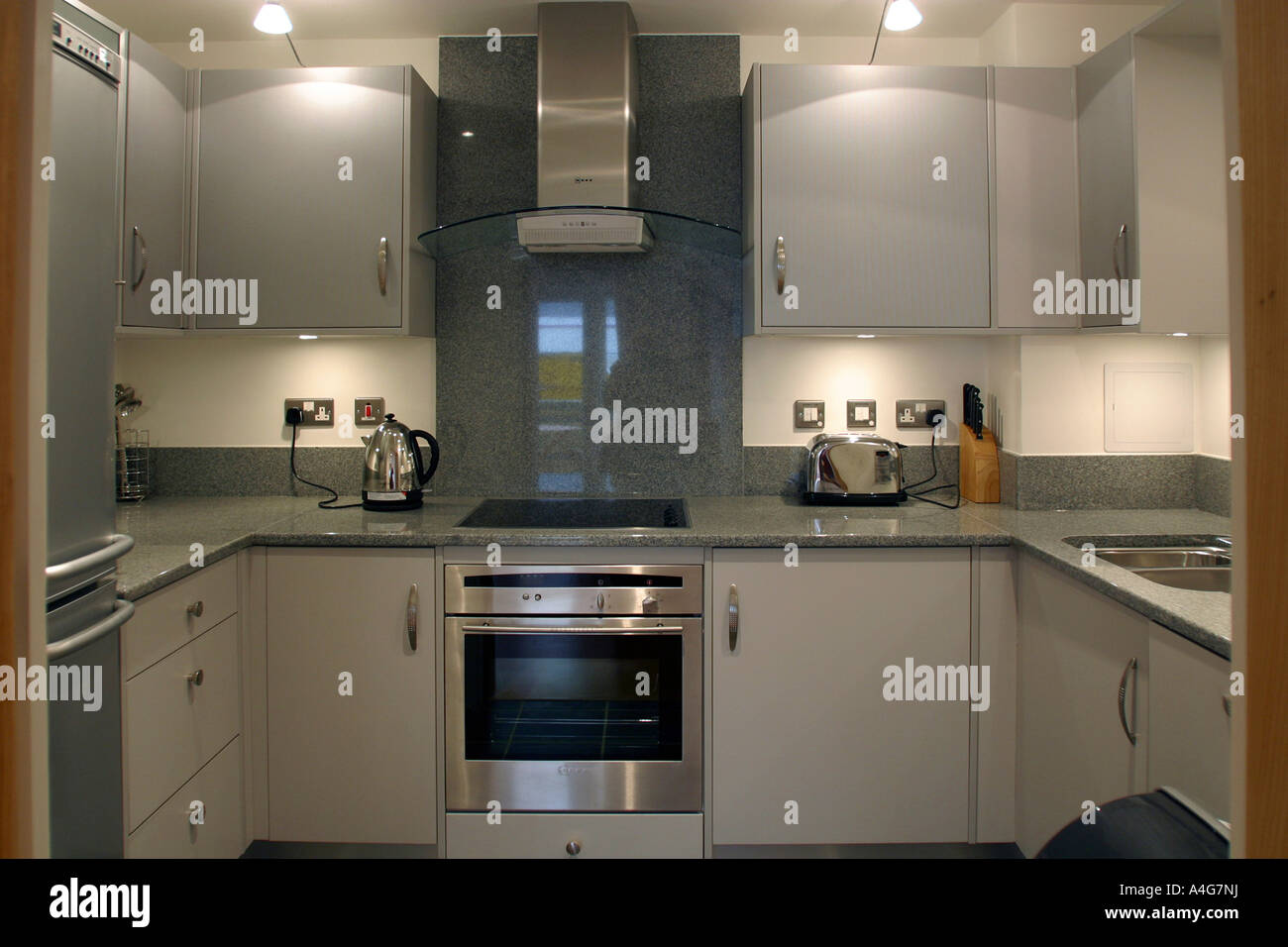 Kitchen interior block apartment flats hi-res stock photography and ...