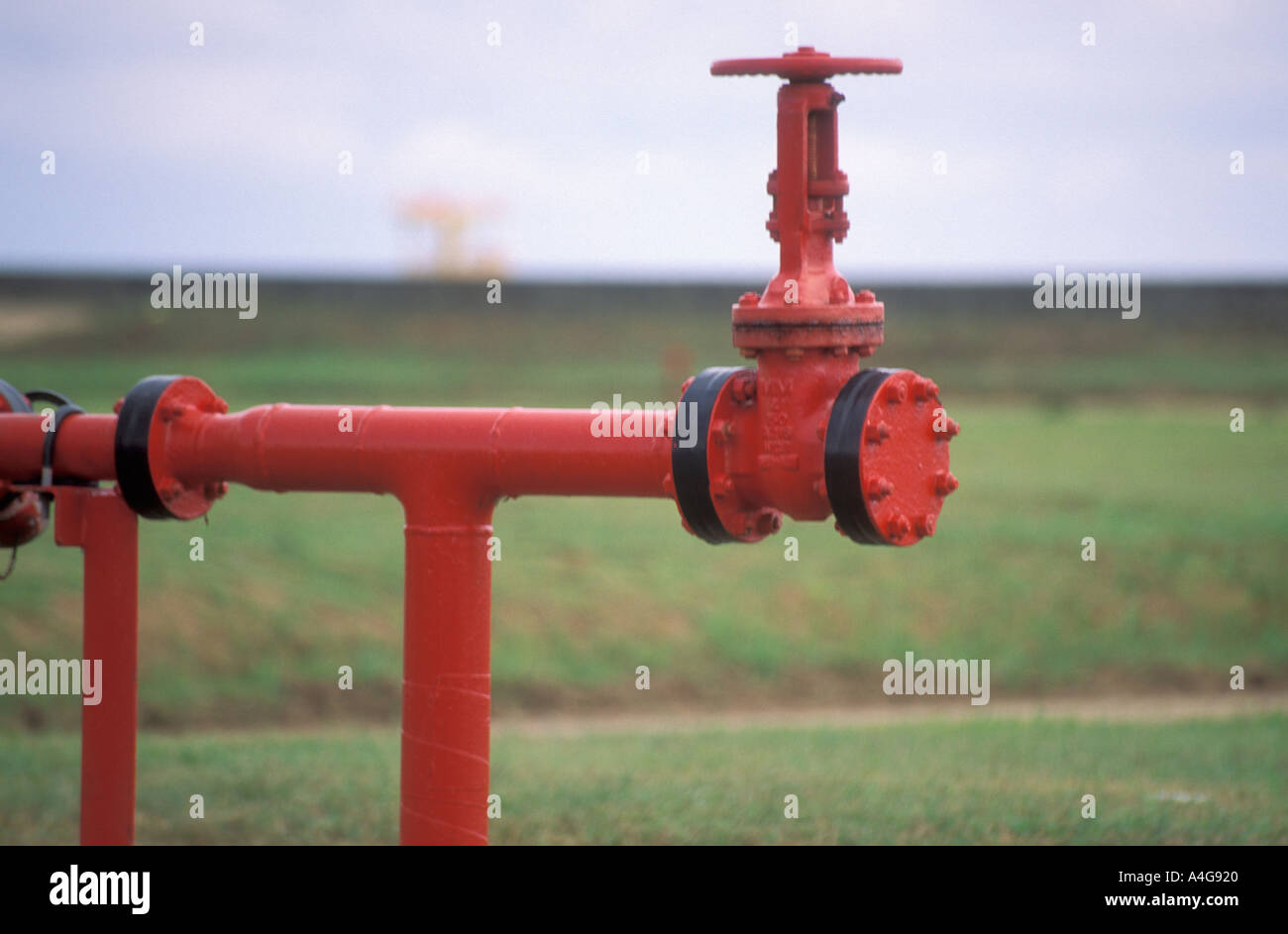 Oil Refinery Pipeline Stock Photo - Alamy