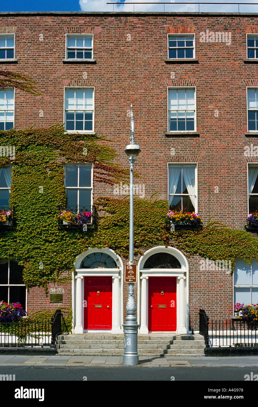 The most famous aspect of the Georgian houses of Dublin Ireland are the ...