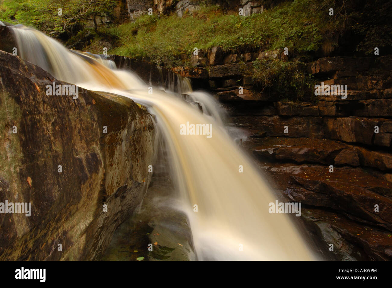 Kisdon force waterfall hi-res stock photography and images - Alamy