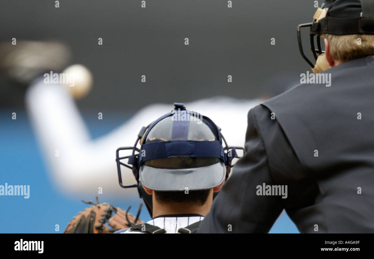 Pitcher throwing a baseball Stock Photo - Alamy