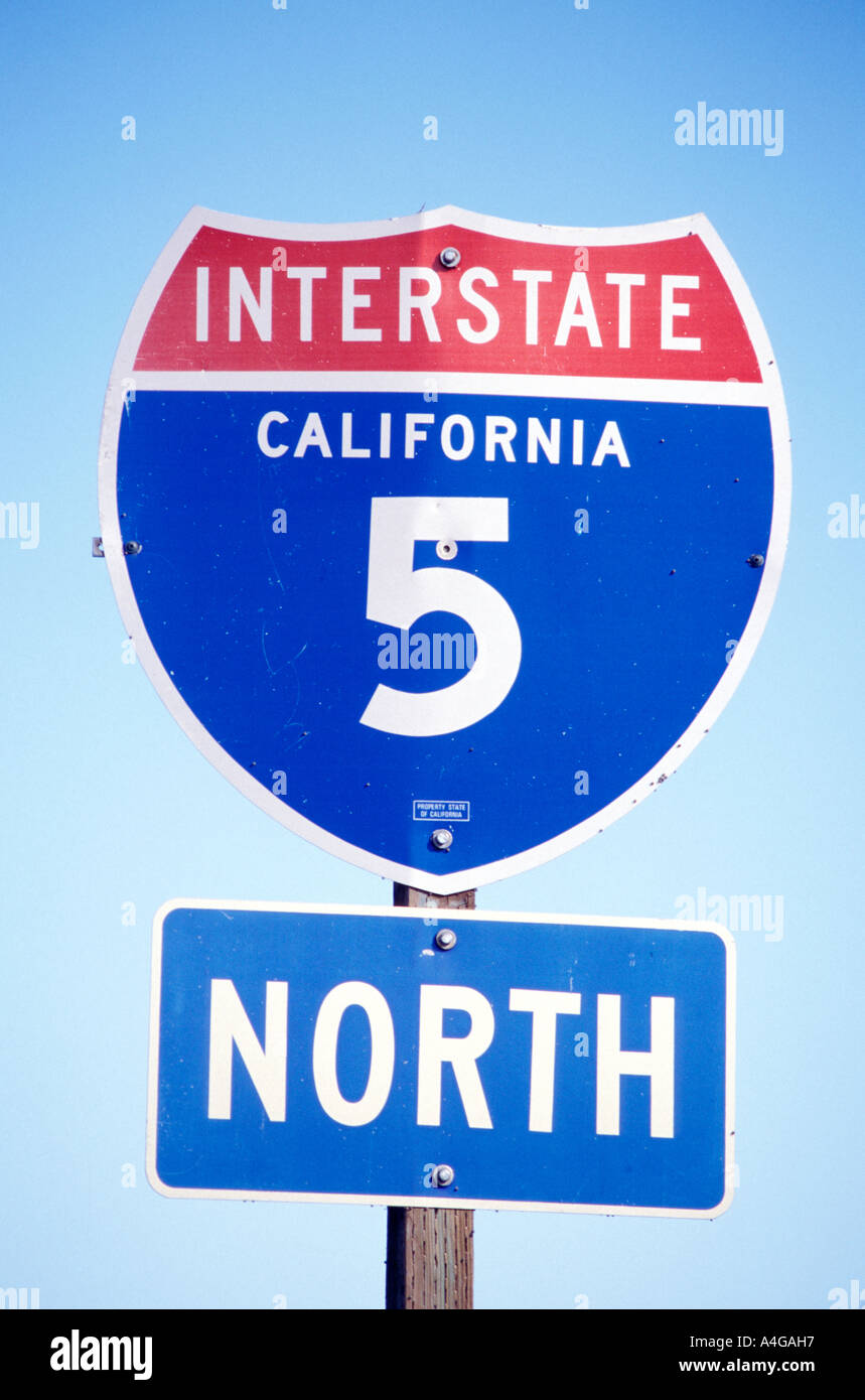 California highway signs hi-res stock photography and images - Alamy