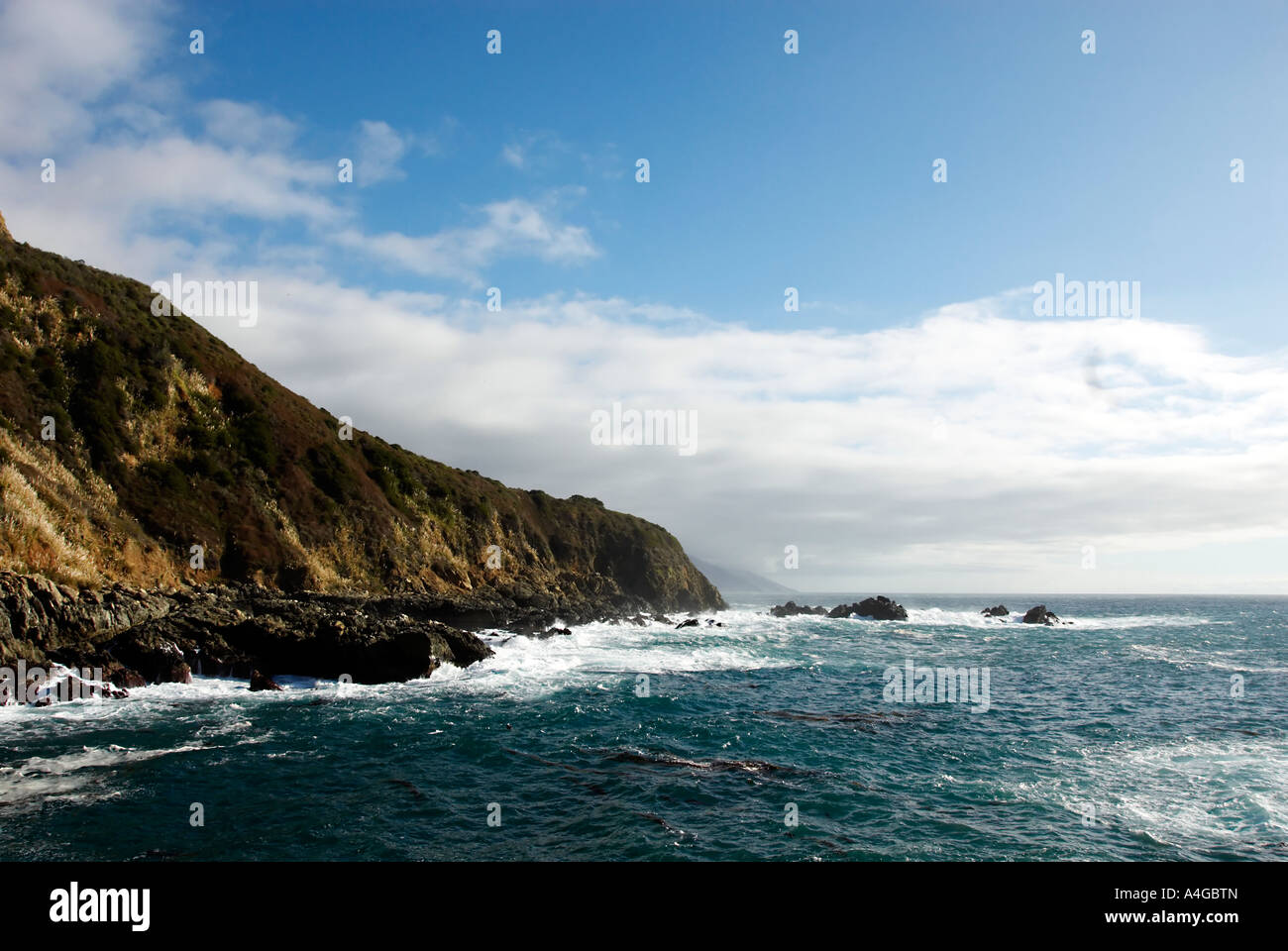 Great ocean view on a bright day Stock Photo - Alamy
