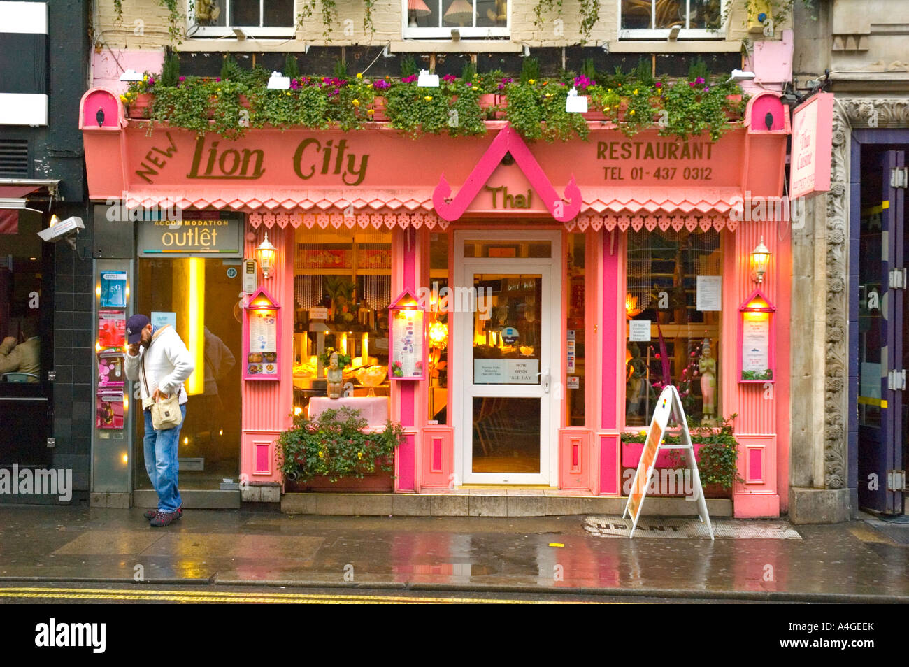 Soho district in central London the capital of England UK Stock Photo ...