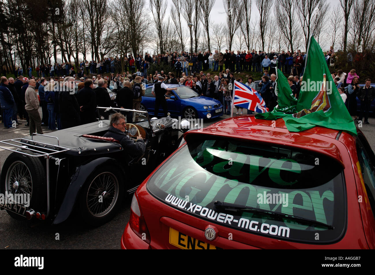 Mg rover rally car hi-res stock photography and images - Alamy